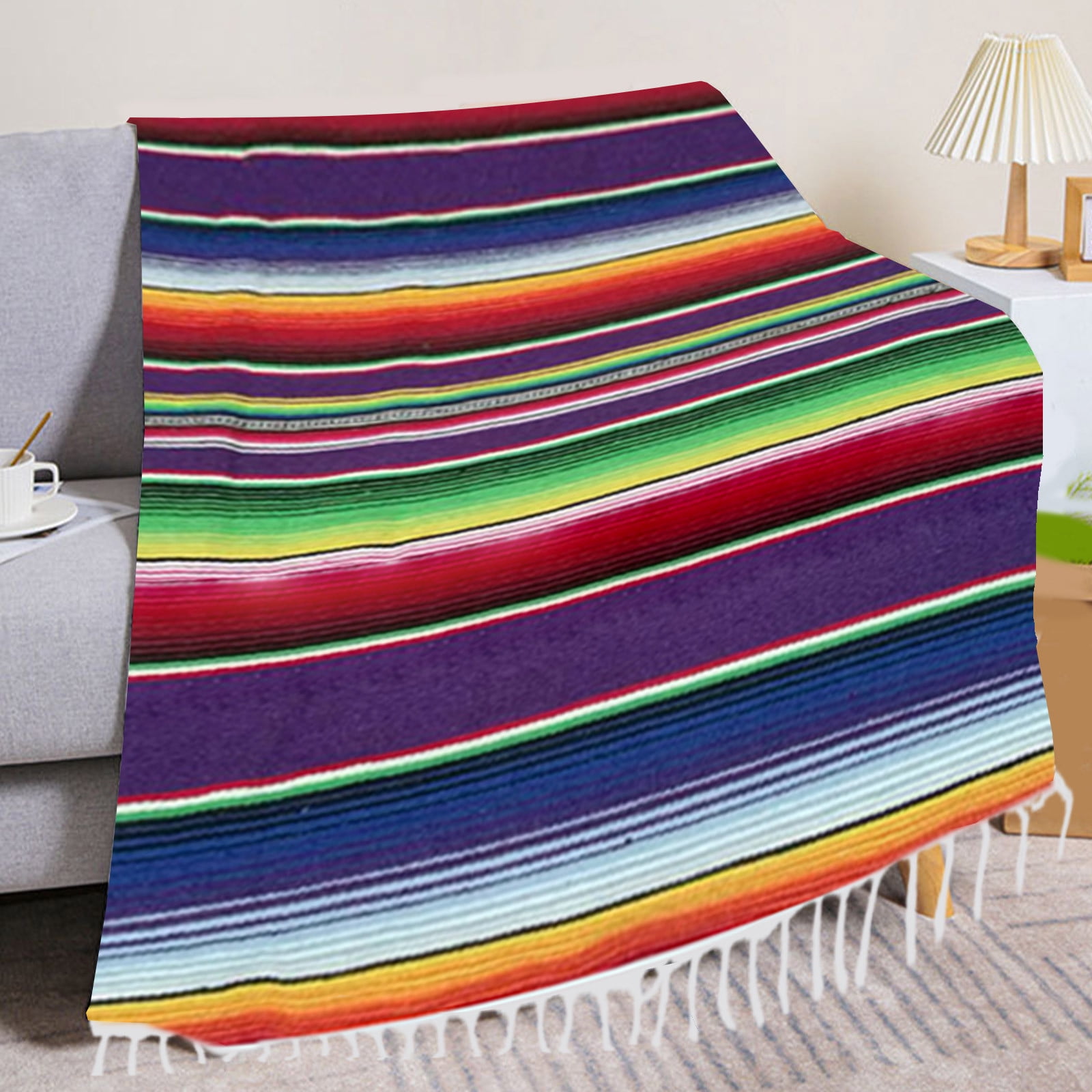 Cailmei Tablecloth Table Runner Multifunctional Woven Blanket ...