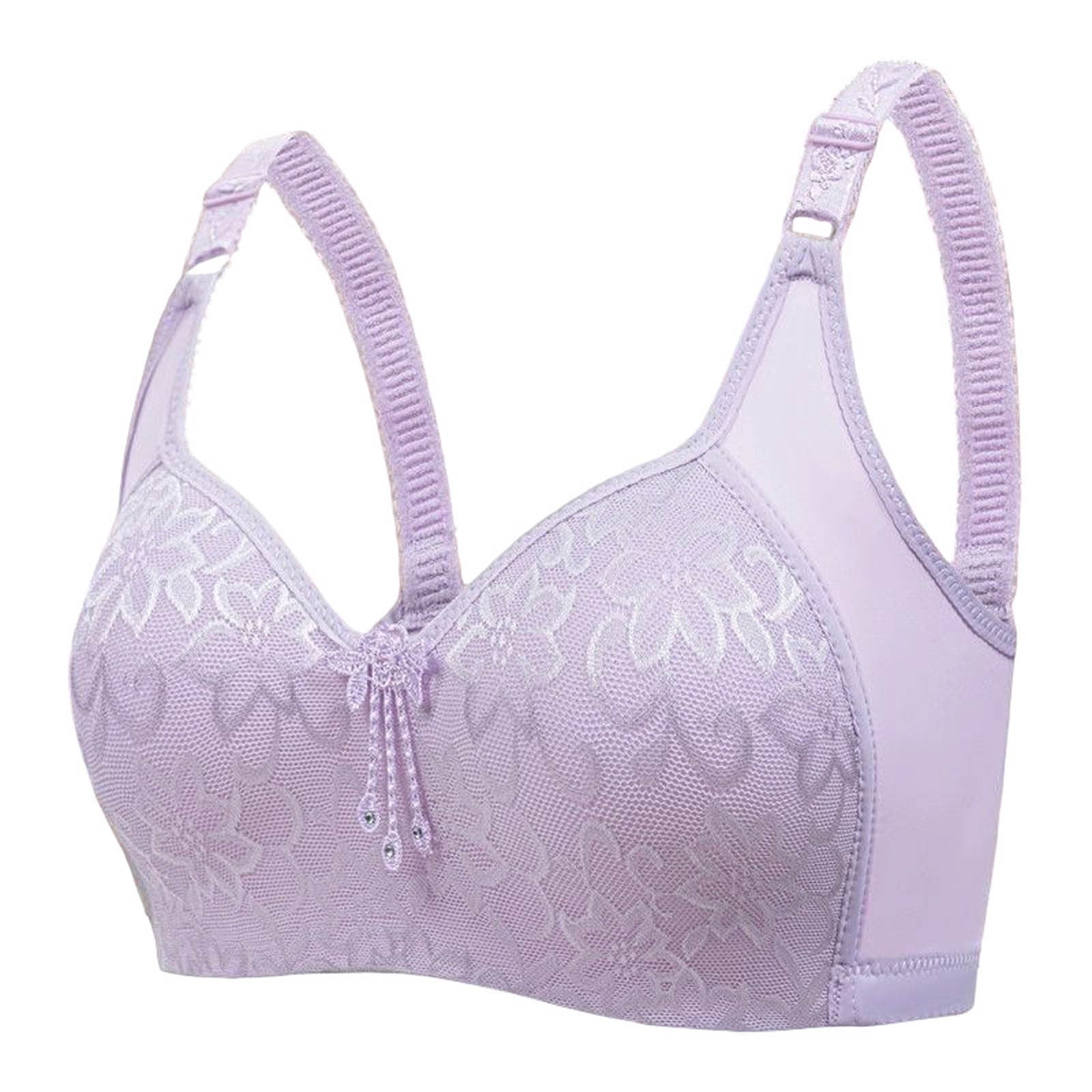 Menrkoo Ladies Basic Underwire Bra - Summer Thin Bra Smooth Finish For ...