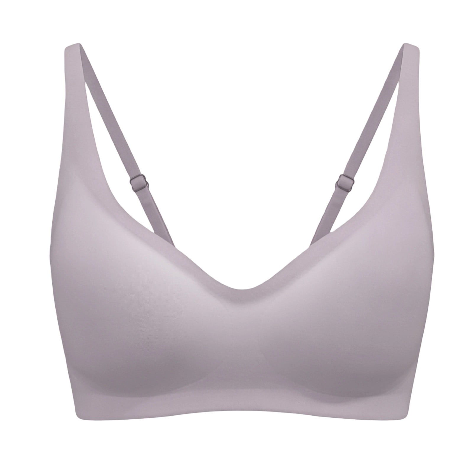 Menrkoo Wirefree Push-Up Bra With Adjustable Straps - Soft Cotton ...