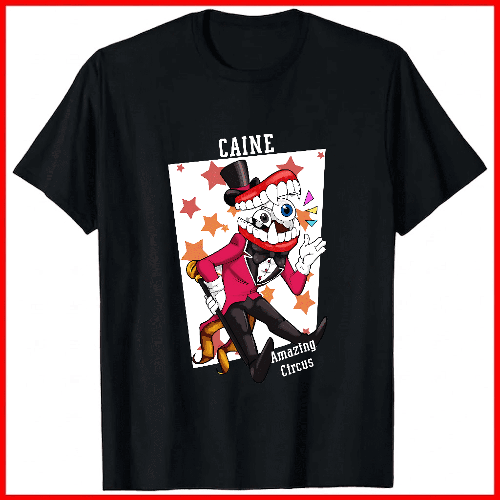 Caine Digital Circus Ringmaster Retro Carnival Character Unisex T-Shirt ...