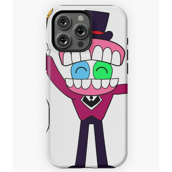 Caine From Amazing Digital Circus Vector Phone Case for iPhone 16 15 14 ...