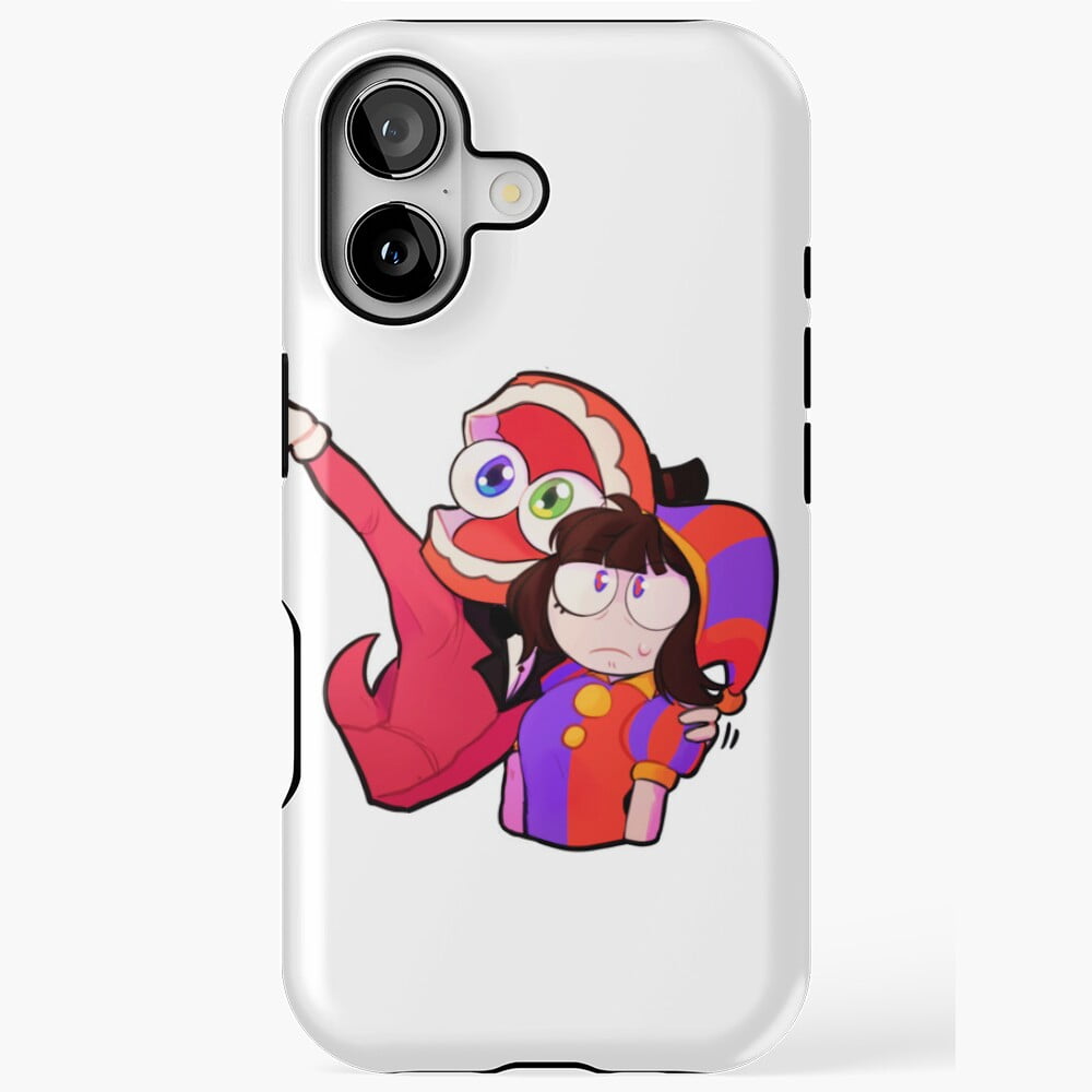 Caine and Pomni Duo Case for iPhone 17 16 15 14 13 12 11 Pro Max ...