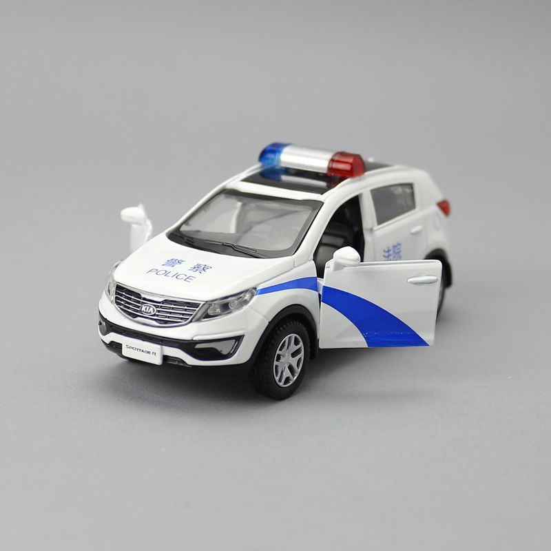 Caipo 1:39 Pull-back KIA Sportage R Police-Car Alloy Diecast Metal ...