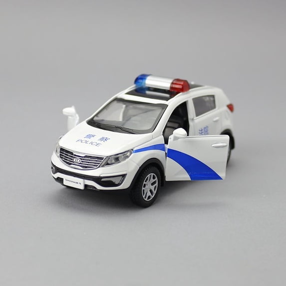 Caipo 1:39 Pull-back KIA Sportage R Police-Car Alloy Diecast Metal ...
