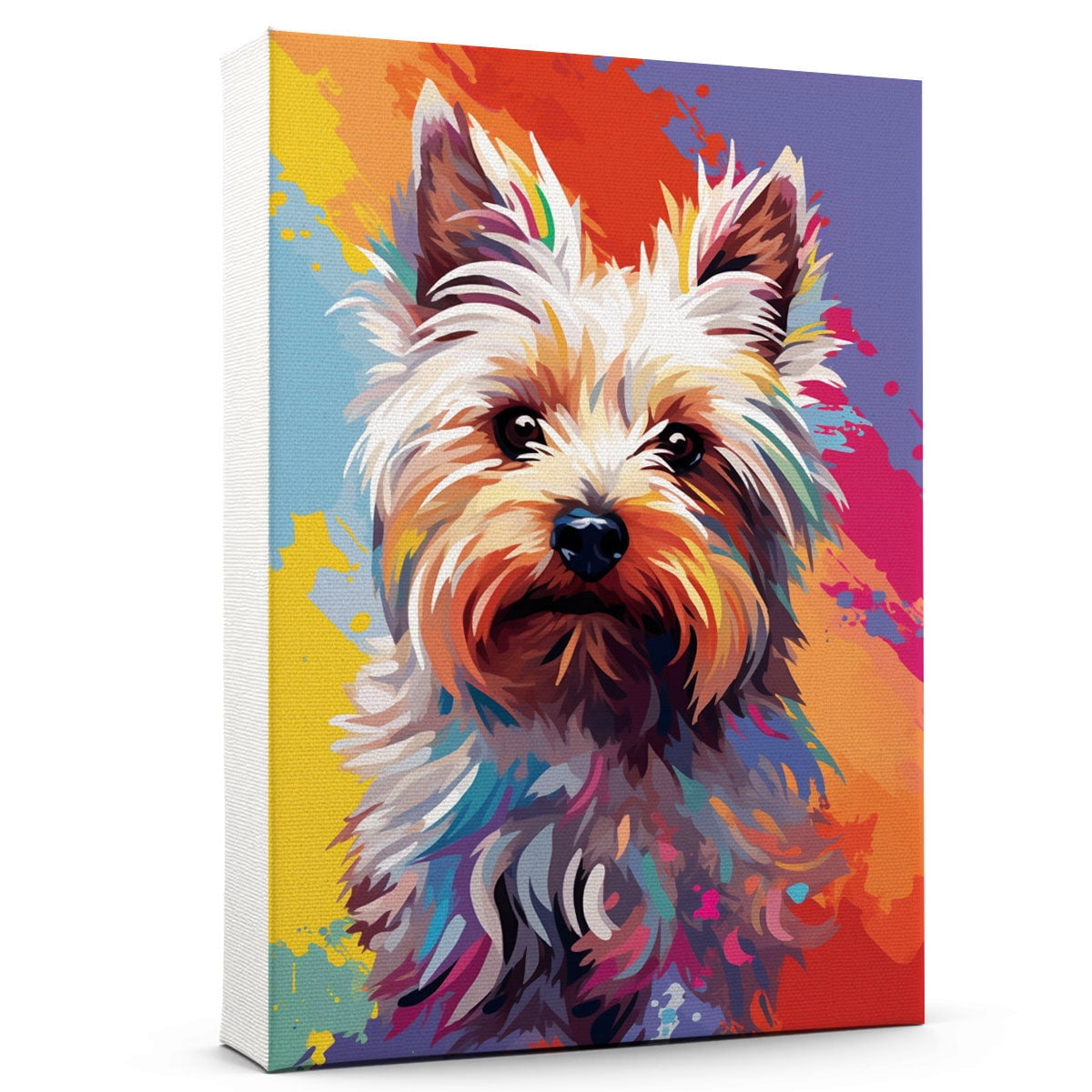 Cairn Terrier Watercolor Dog Art Print Poster, Wall art Painting Decor ...