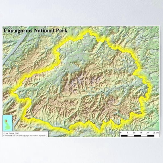 Cairngorms National Park Poster, Poster Home Decor, Poster Only ...
