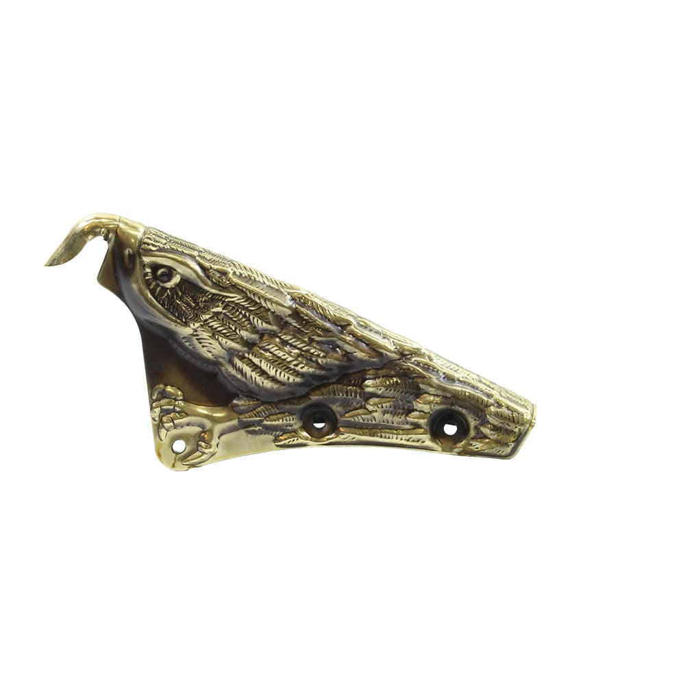 Cairns Brass 3D Carved Eagle 6" Front Holder, with Fasteners - Walmart.com