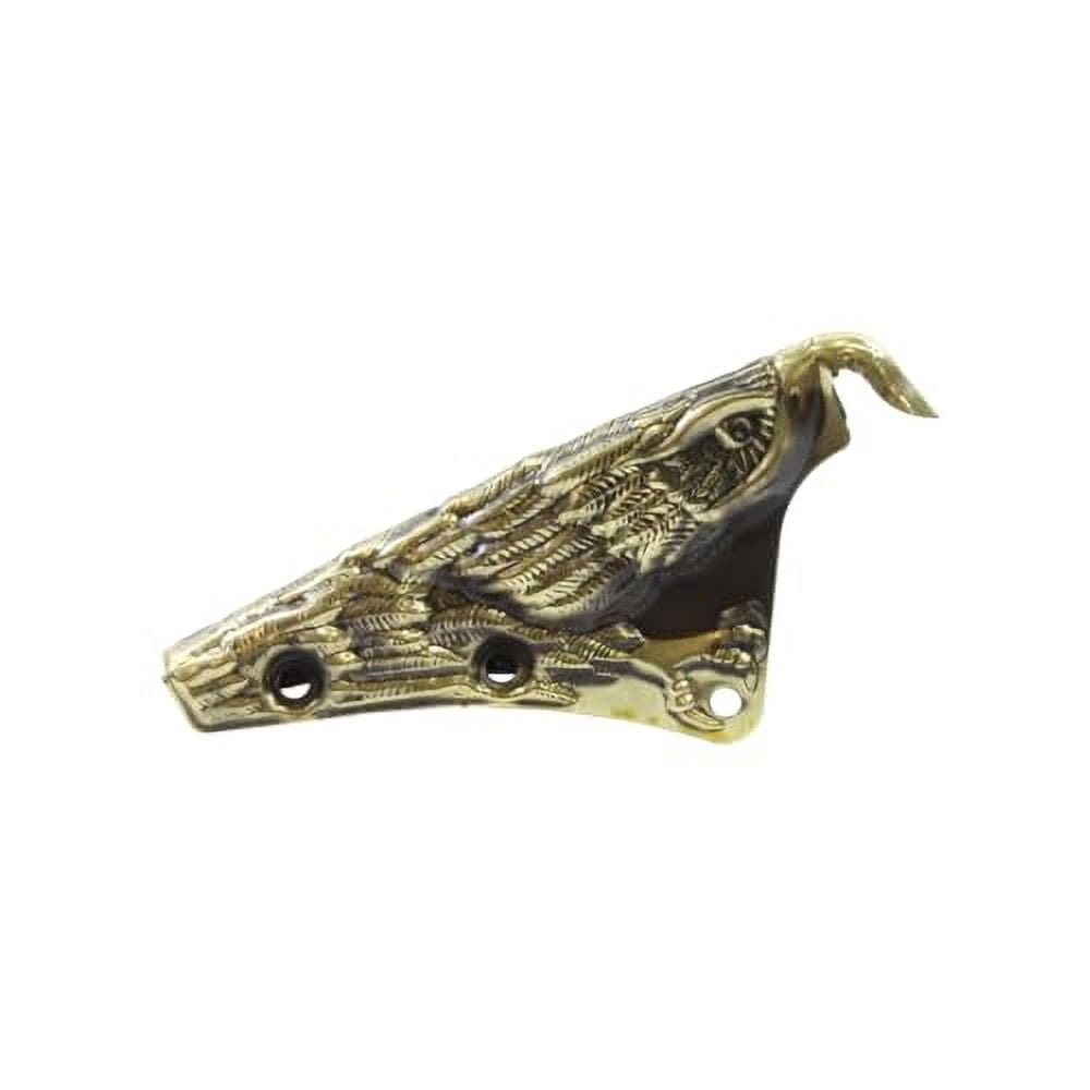 Cairns Brass 3D Carved Eagle 6" Front Holder, with Fasteners - Walmart.com