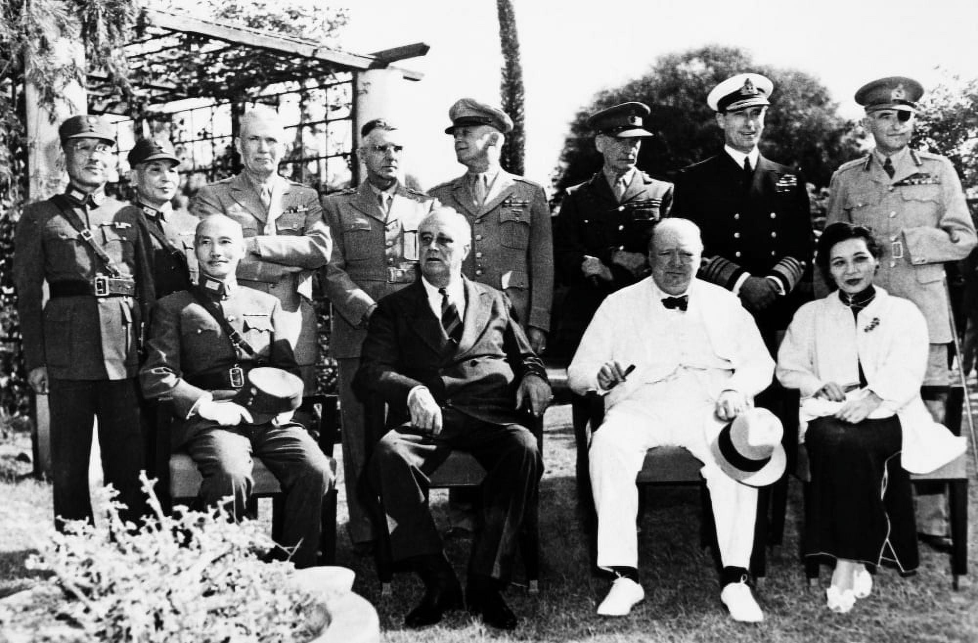 Cairo Conference, 1943. Nallied At The Cairo Conference, Egypt. Front ...