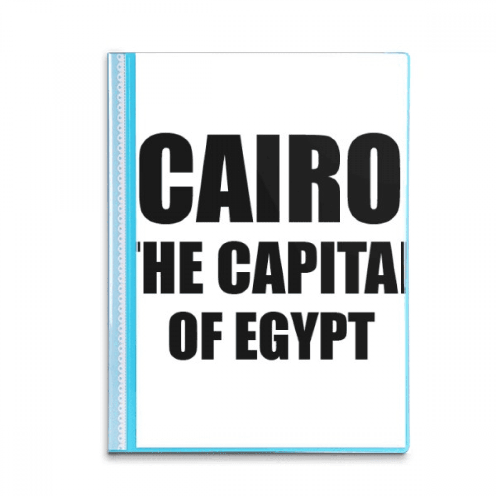 Cairo The Capital Of Egypt Book Sheet Protectors Portfolio Binder ...
