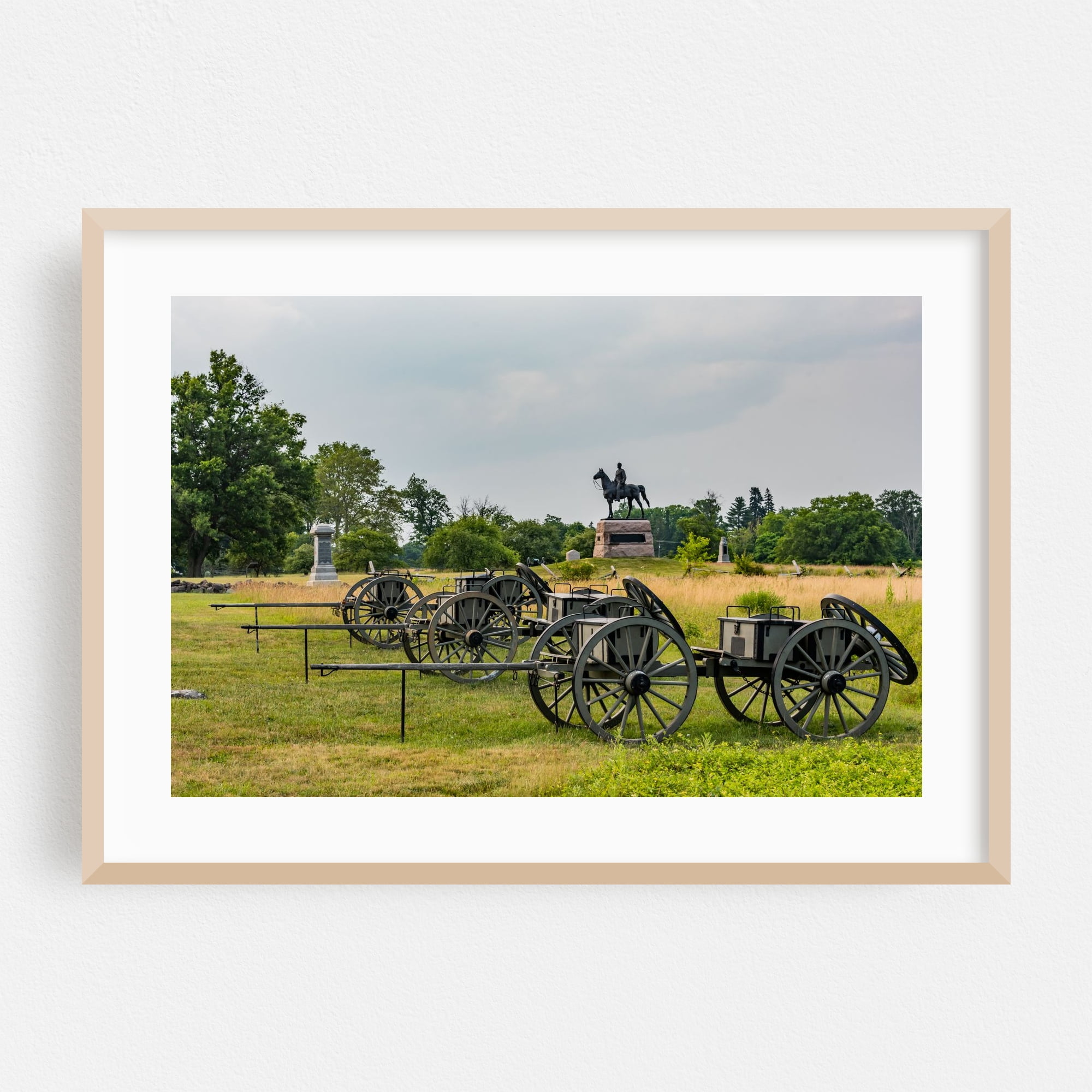 Caissons and General Meade at Gettysburg - Gettysburg Pennsylvania ...
