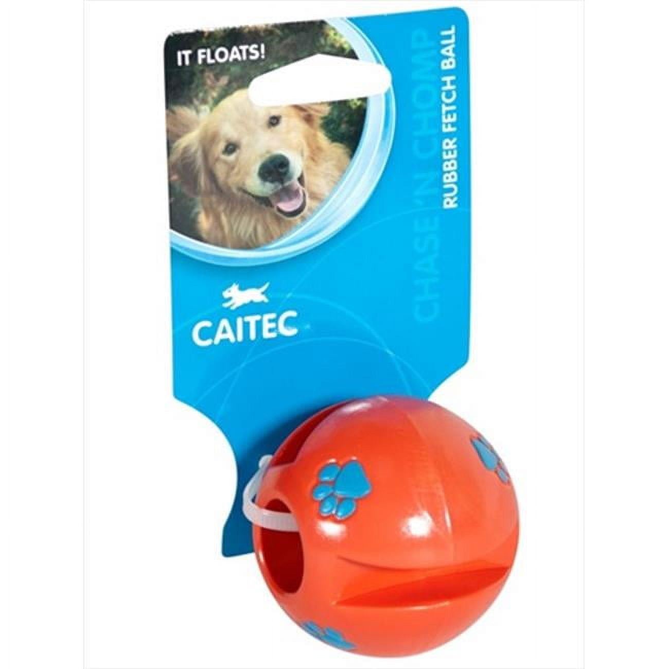 Caitec Chase and Chomp Rubber Fetch Ball - Walmart.com