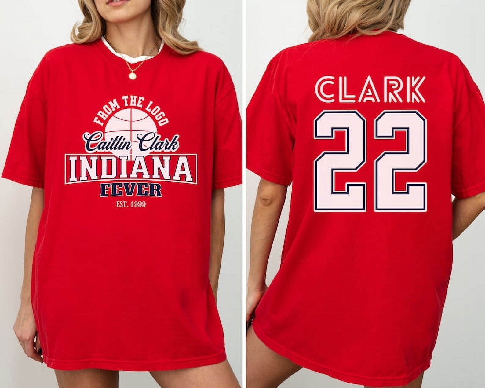 Caitlin Clark 22 Double Sided T-shirt, Caitlin Clark Shirt, Tee Women ...
