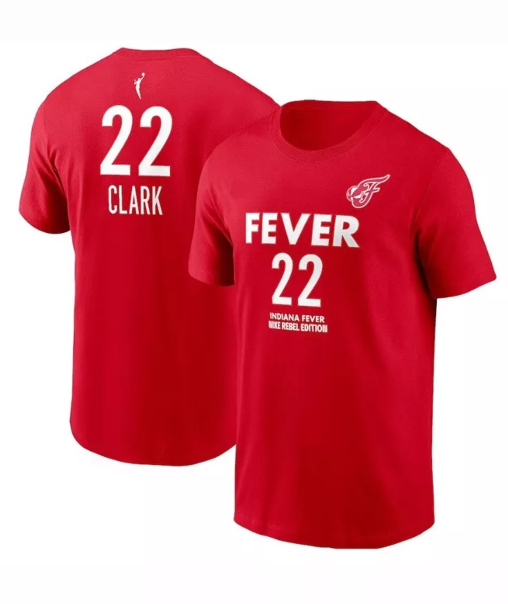 Caitlin Clark #22 Indiana Fever 2024 T-shirt, Player Name & Number ...