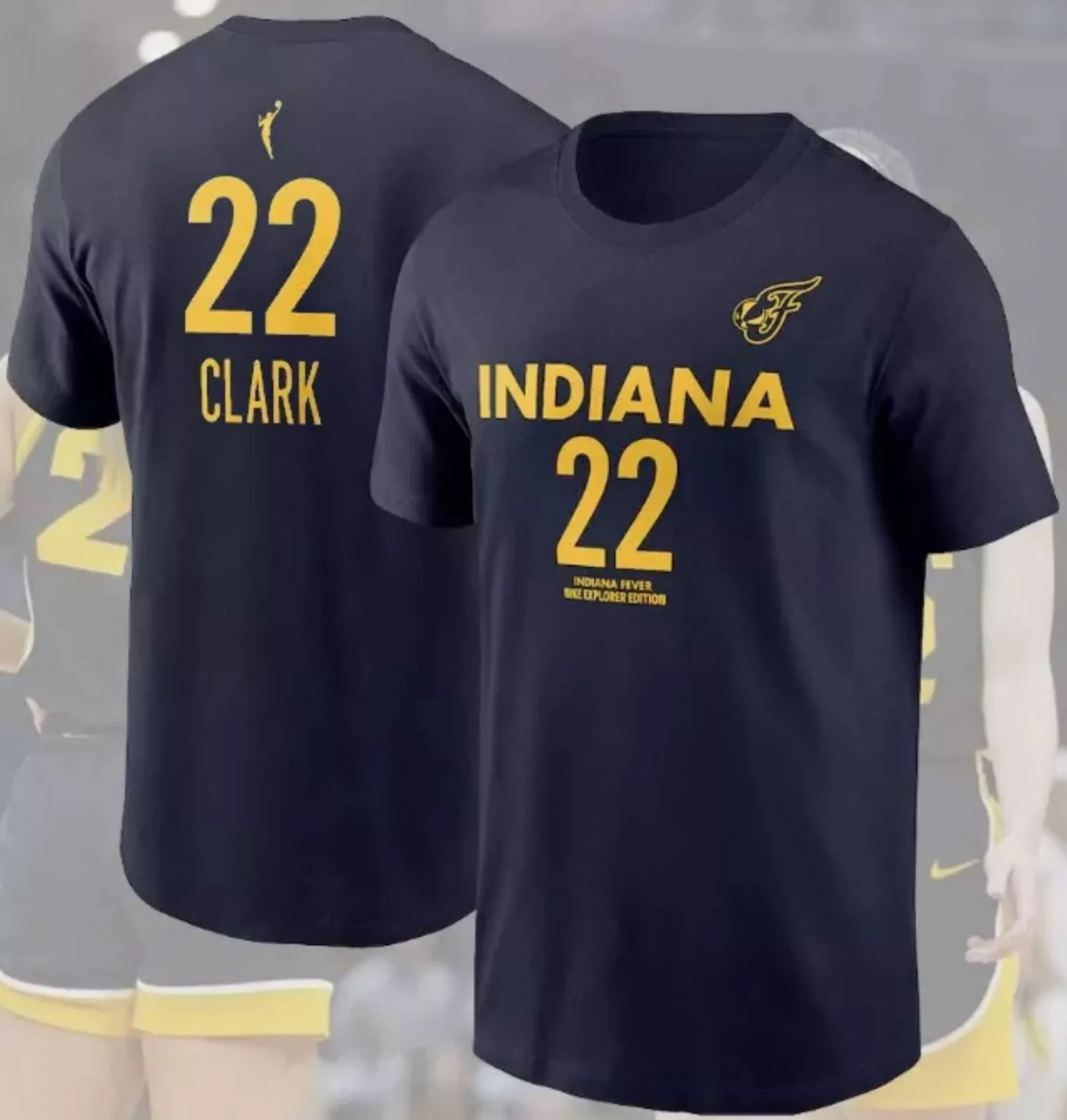 Caitlin Clark #22 Indiana Fever 2024 T-shirt, Player Name & Number ...