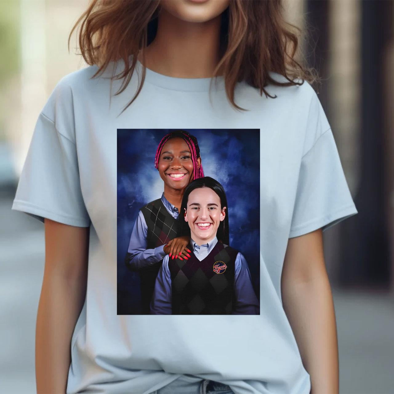 Caitlin Clark Aliyah Boston Indiana Fever Step Sisters Vintage Shirt ...