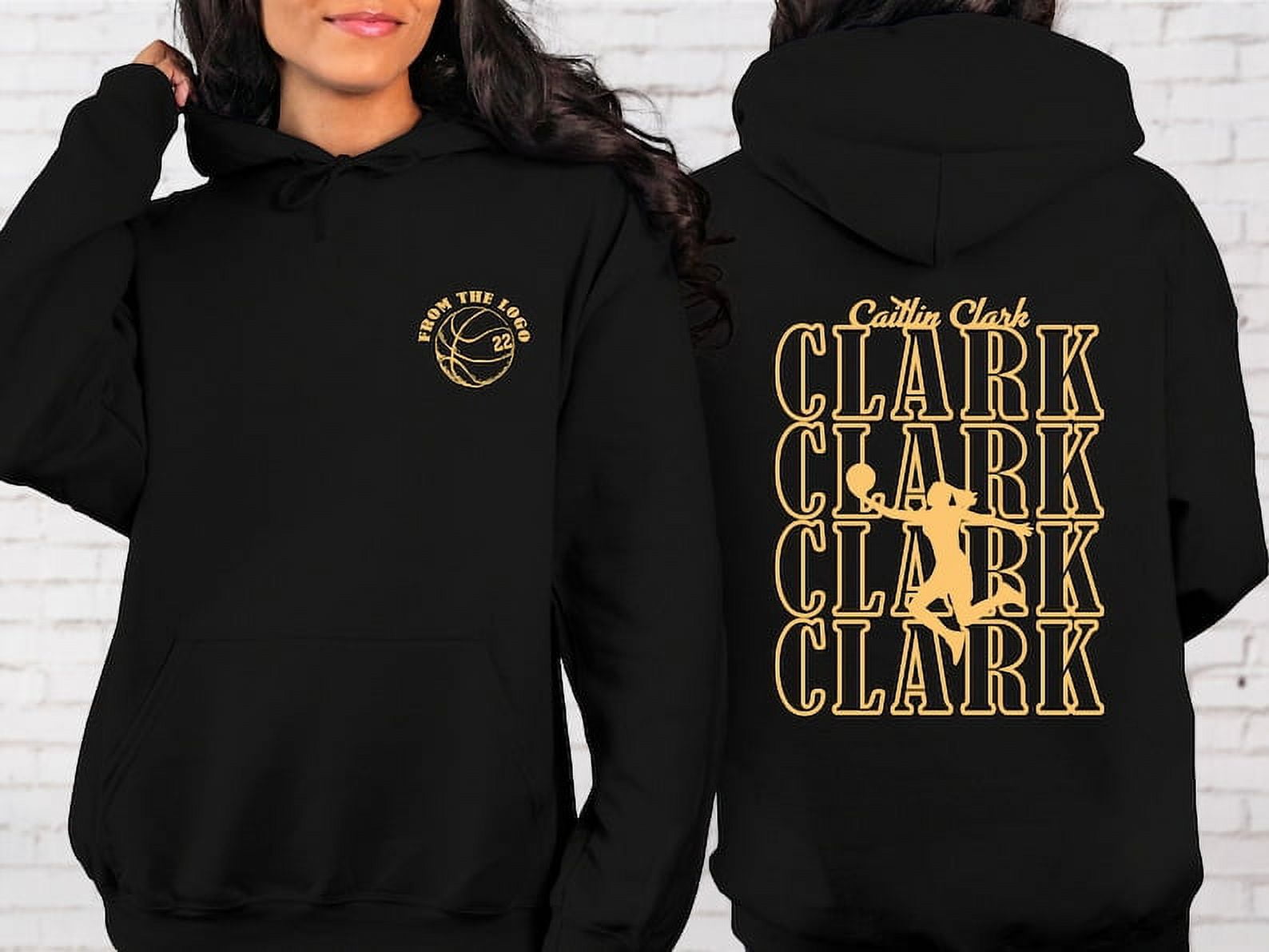 Caitlin Clark Basketball Hoodie, From The Logo 22 Hoodie, Caitlin Clark ...