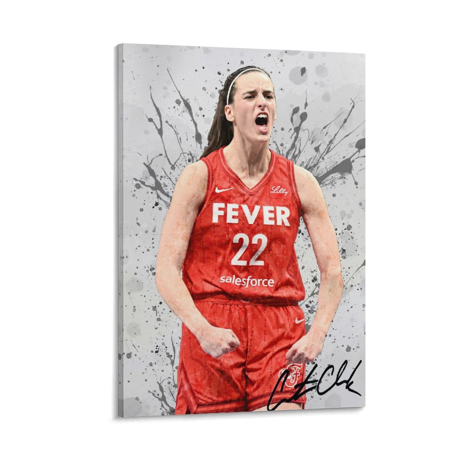Caitlin Clark Cool Poster Basketball Star Player Poster For Bedroom ...
