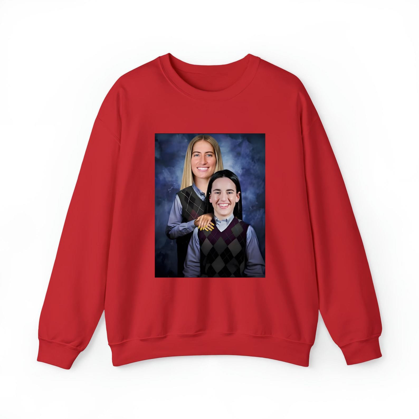 Caitlin Clark Kate Martin Step Sisters Vintage Shirt Sweatshirt Indiana ...