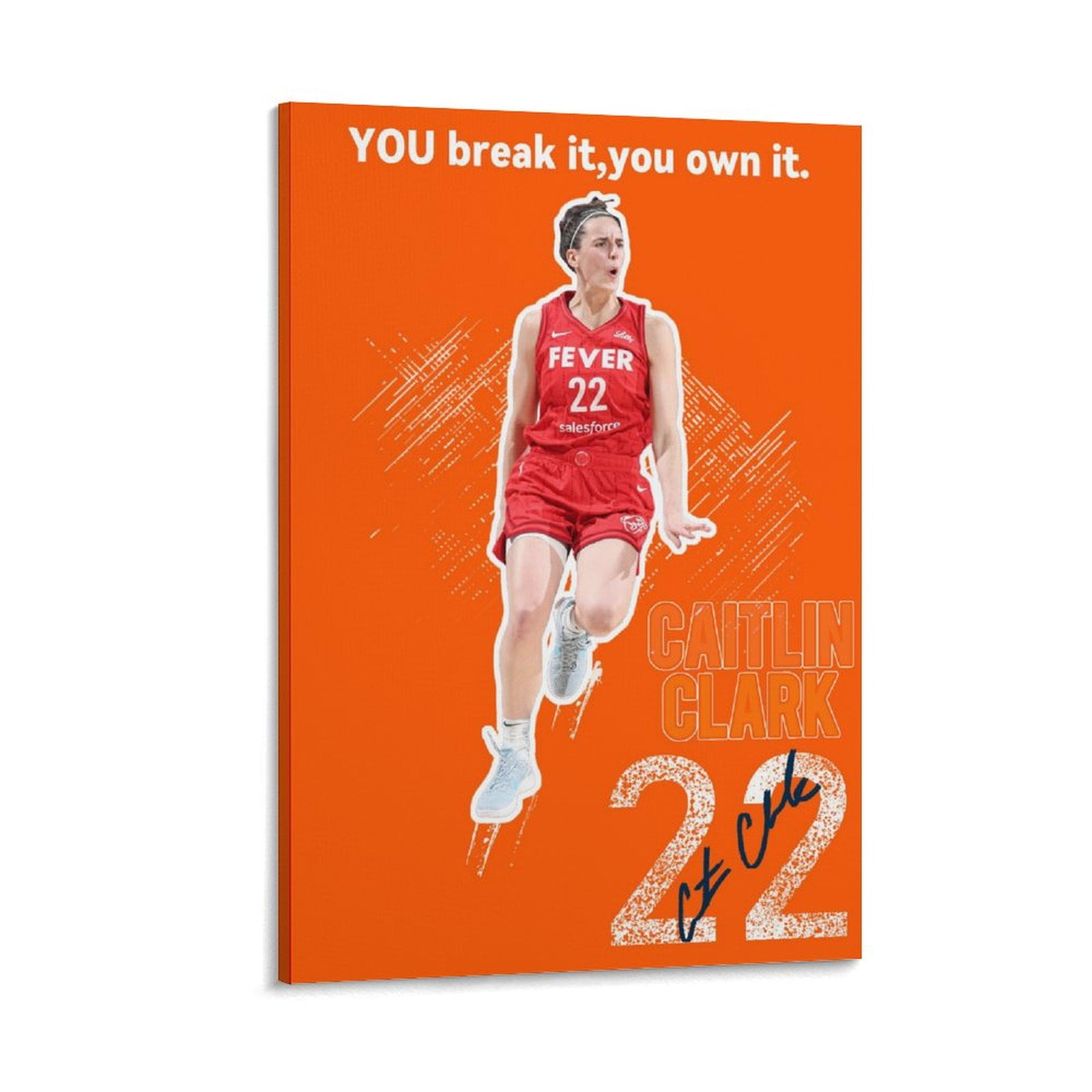 Caitlin Clark Poster Basketball Posters Poster For Bedroom Kitchen ...
