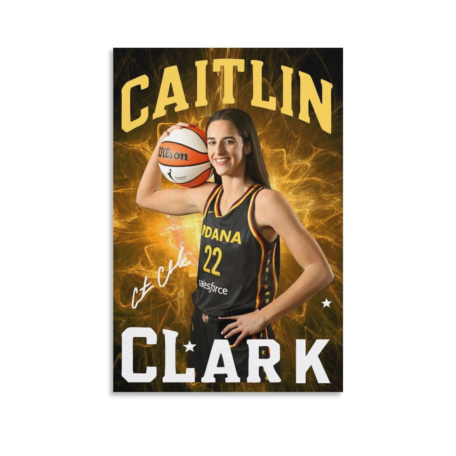 Caitlin Clark Poster Basketball Star Posters Poster For Bedroom Kitchen ...