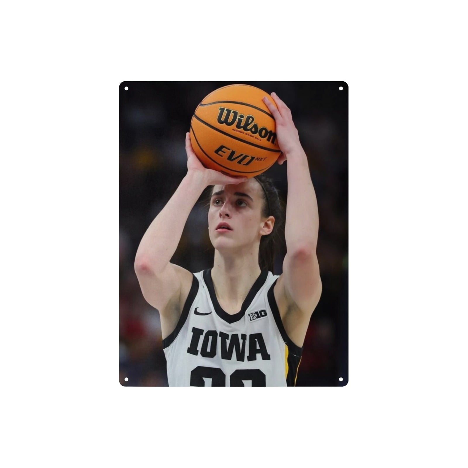 Caitlin Clark Retro Metal Tin Sign - Vintage Basketball Wall Decor for ...