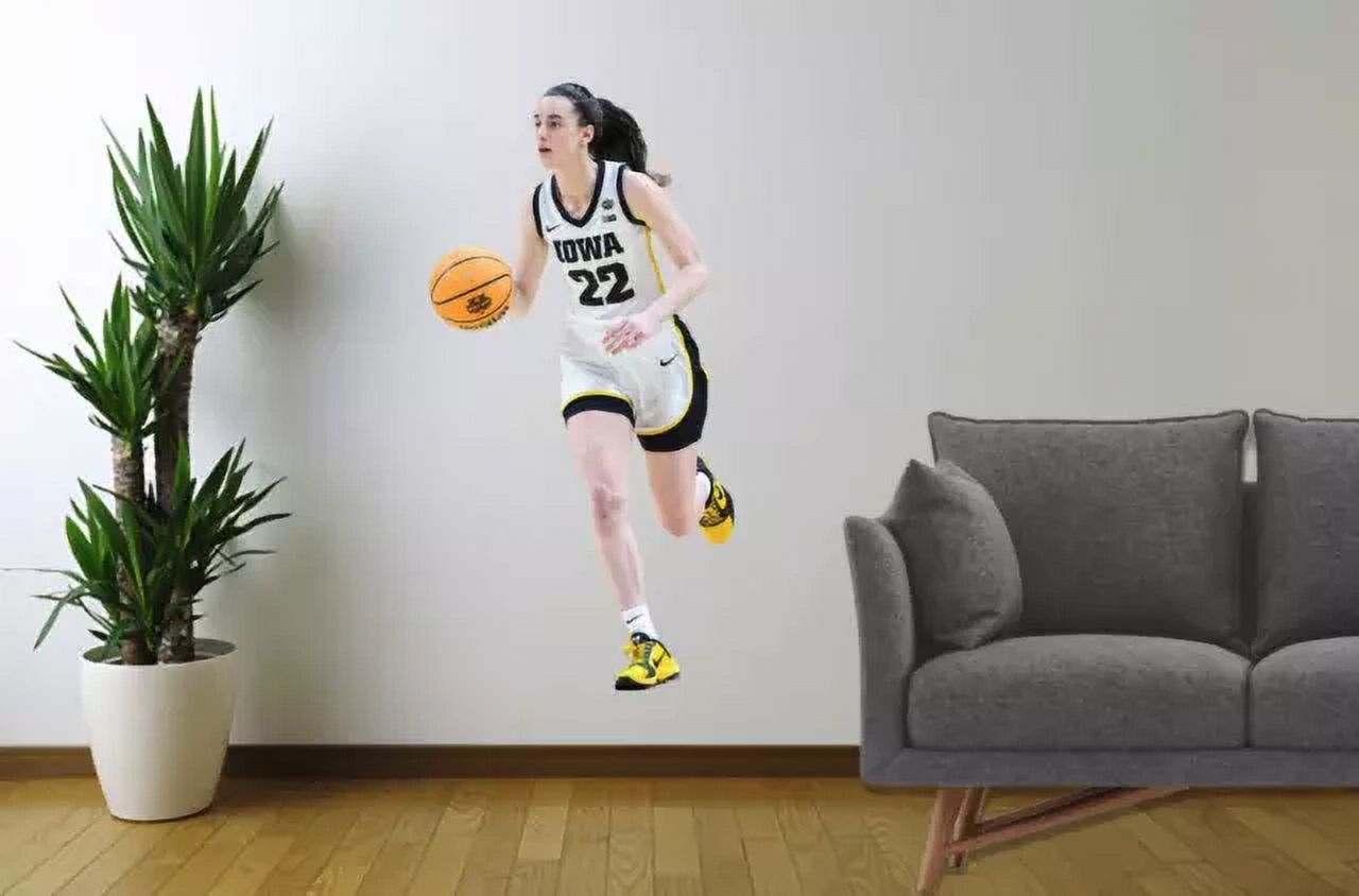 Caitlin Clark Vinyl Wall Sticker Iowa Basketball Decal Reusable Room ...