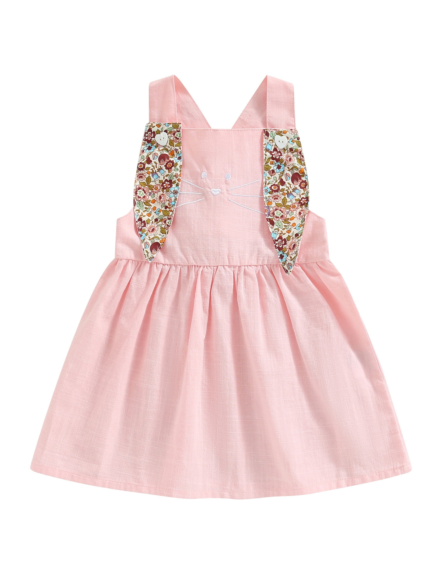 Caitzr Baby and Toddler Girl Easter Outfit Bunny Romper/Dress Tulle ...