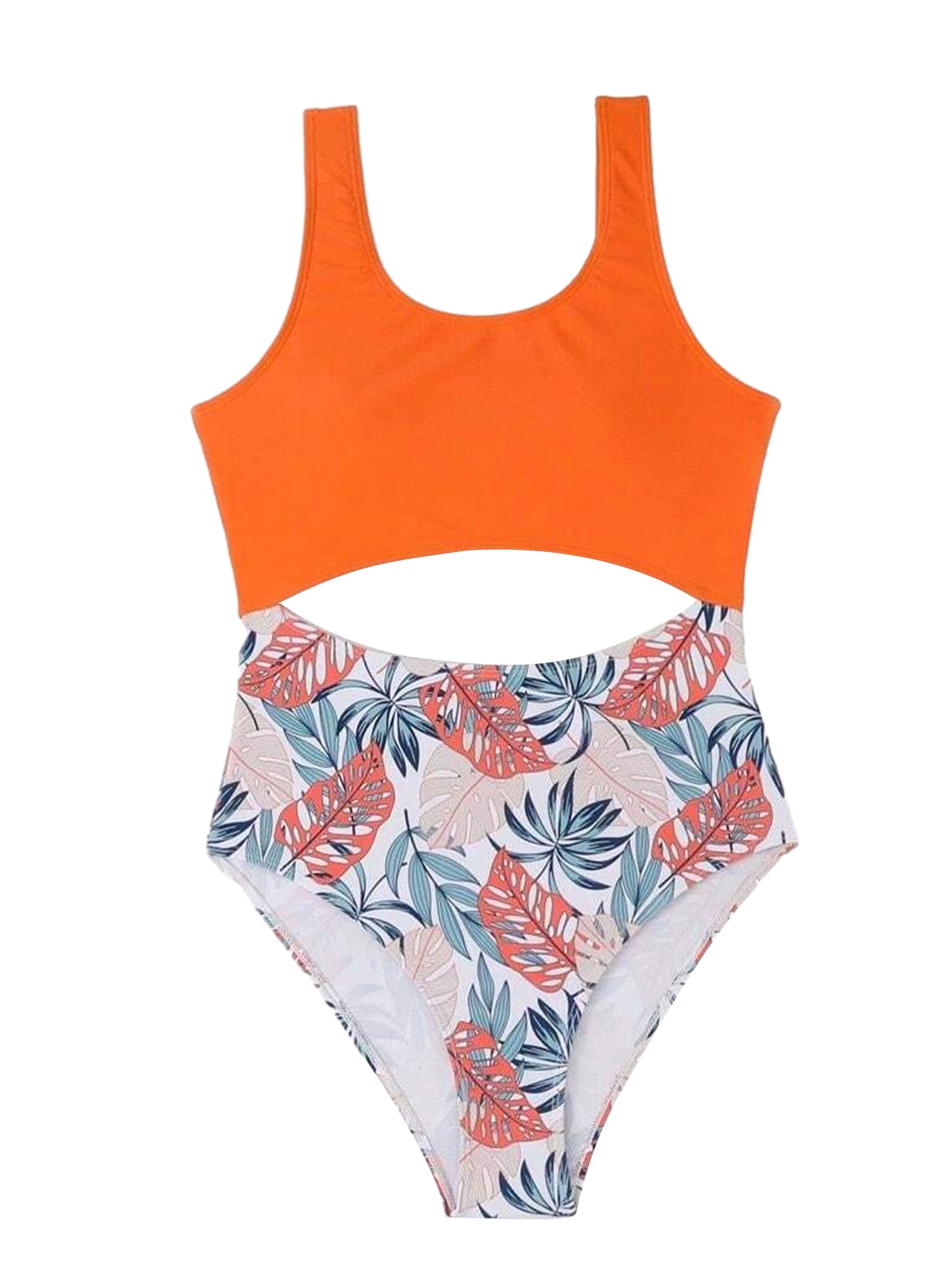 Caitzr Mommy and Me Swimsuits One Piece Monokini Bathing Suits Pattern ...