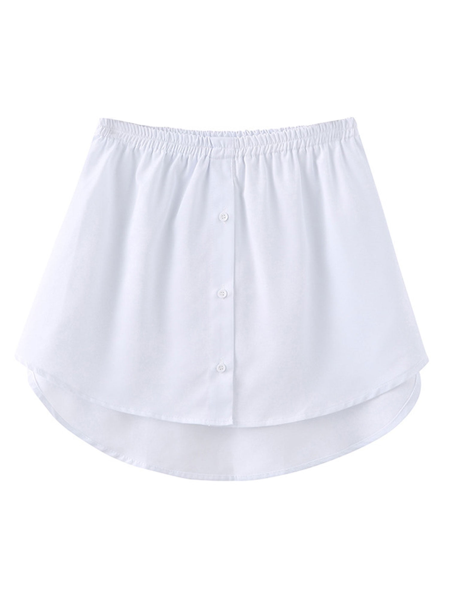 Caitzr Women's Adjustable Layering Fake Tops Lower Sweep Shirts ...