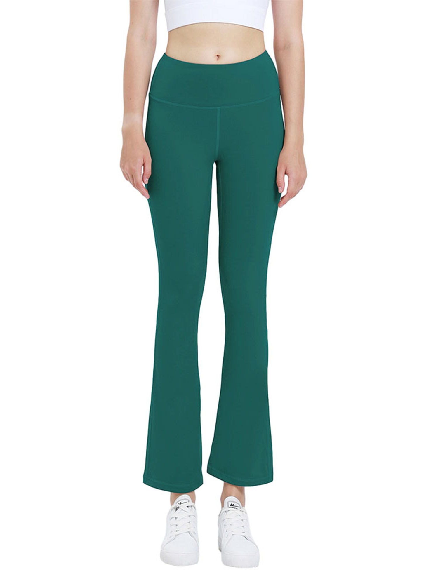Caitzr Women’s Bootcut Yoga Pants - Flare Leggings for Women High Waisted Crossover Workout ...