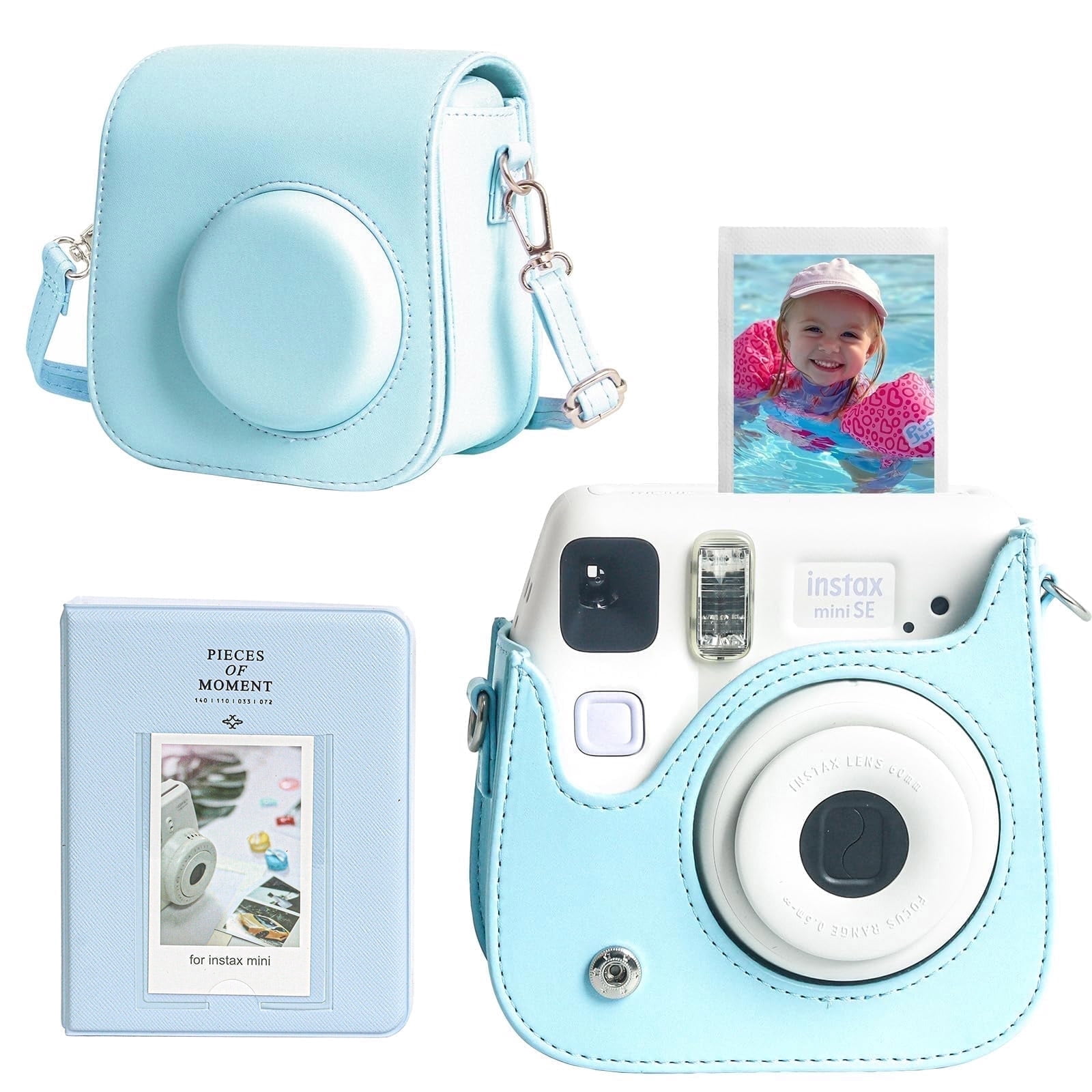 Caiyoule Case for Fujifilm Instax Mini SE/7+ Instant Camera Bag with 64 ...