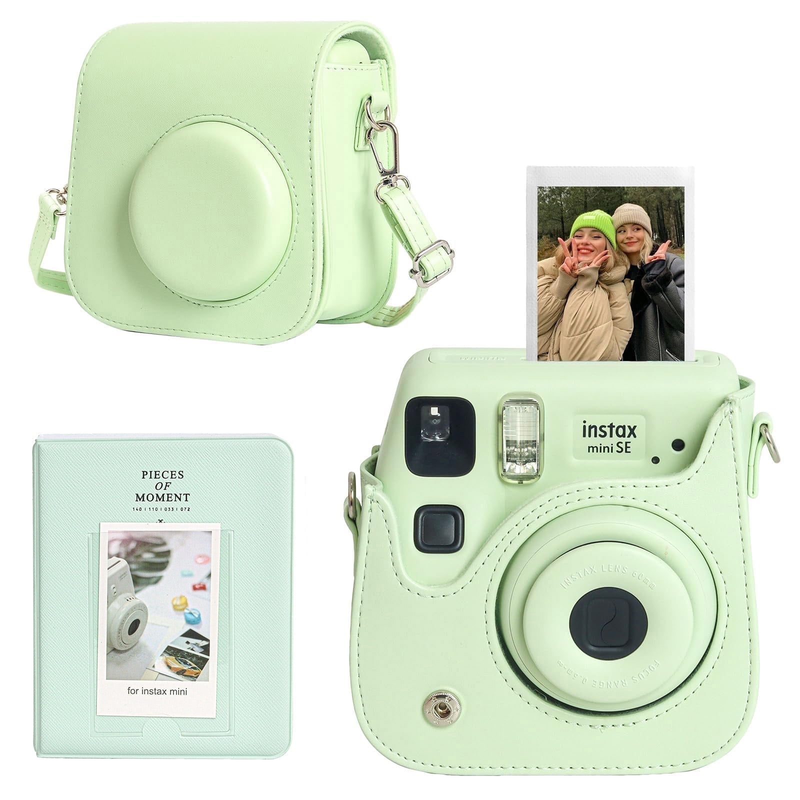 Caiyoule Case for Fujifilm Instax Mini SE/7+ Instant Camera Bag with 64 ...