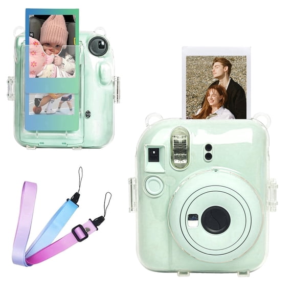 Caiyoule Mini 12 Clear Case for Fujifilm Instax Mini 12 Instant Camera ...