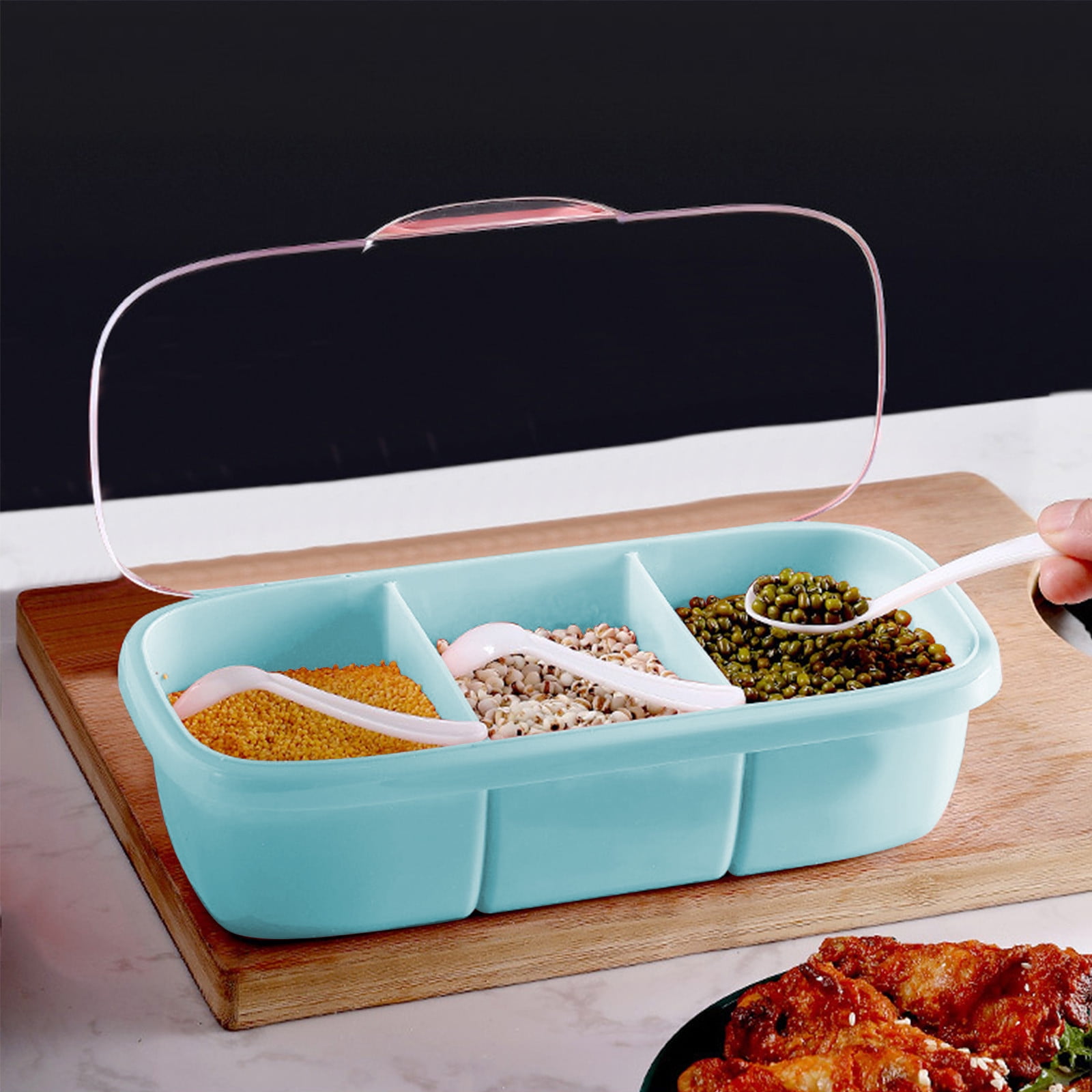 Caja de condimentos de plá plegable, frasco, botella, caja de condimentos, juego de combinación ...