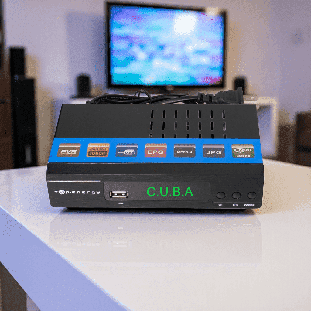 Caja Decodificadora Para La TV Digital De CUBA TOP-ENERGY - Walmart.com