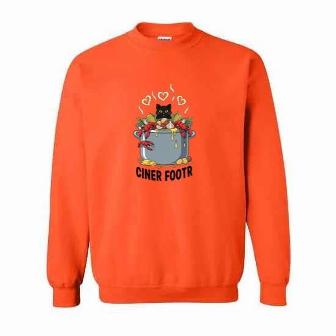 Cajun Boil With A Black Cat In A Crawfish Pot Art Unisex Sweatshirt up ...