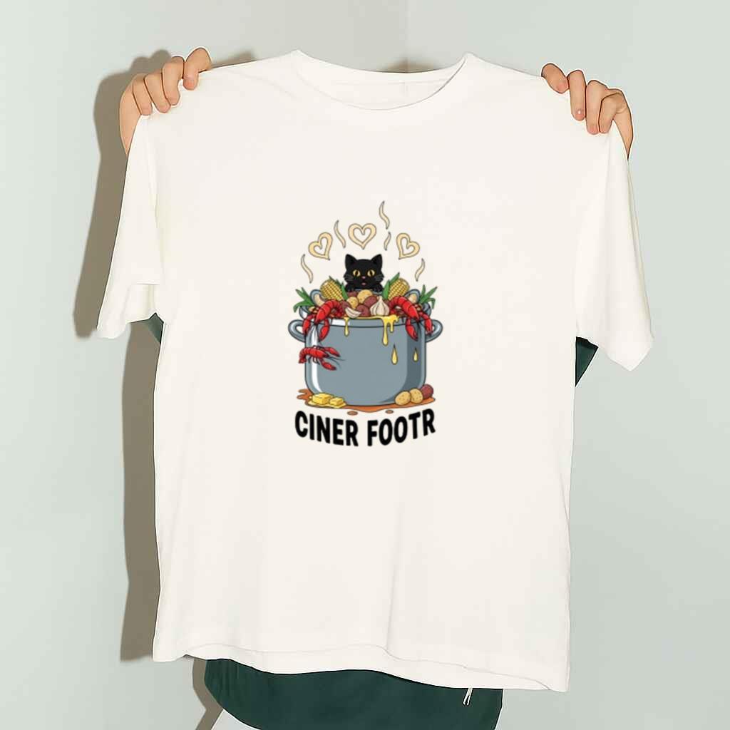 Cajun Boil With A Black Cat In A Crawfish Pot Art Unisex T-Shirt up to ...