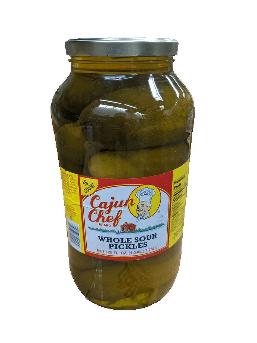 Cajun Chef Whole Sour Dill Pickles Gallon - Walmart.com