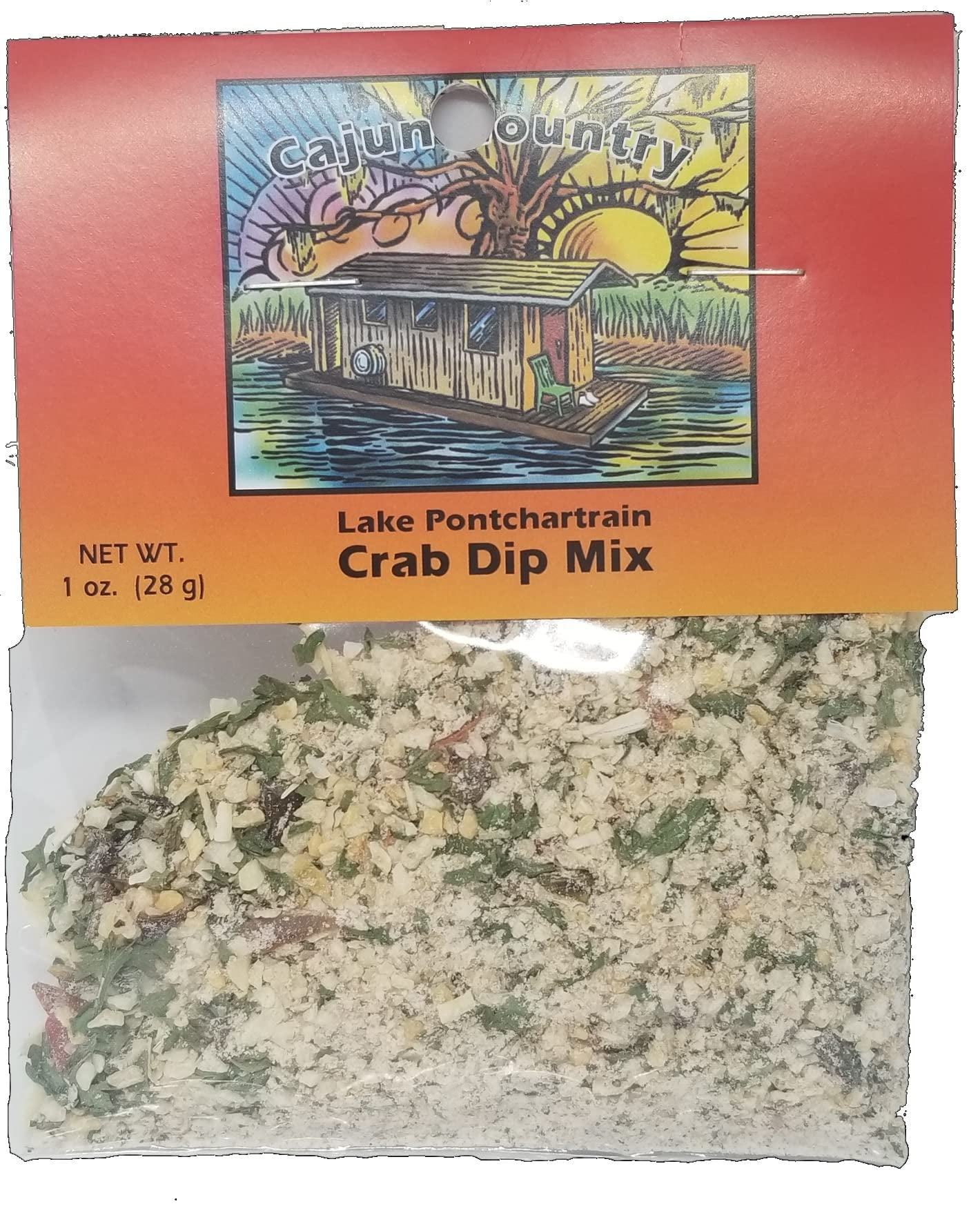 Cajun Country Lake Pontchartrain DMF15 Crab Dip Mix, 1 Ounce Packet ...