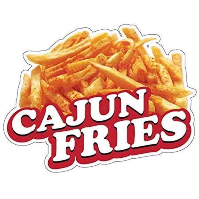 Cajun Fries 24 in. Decal Concession Stand Food Truck Sticker - Walmart.com