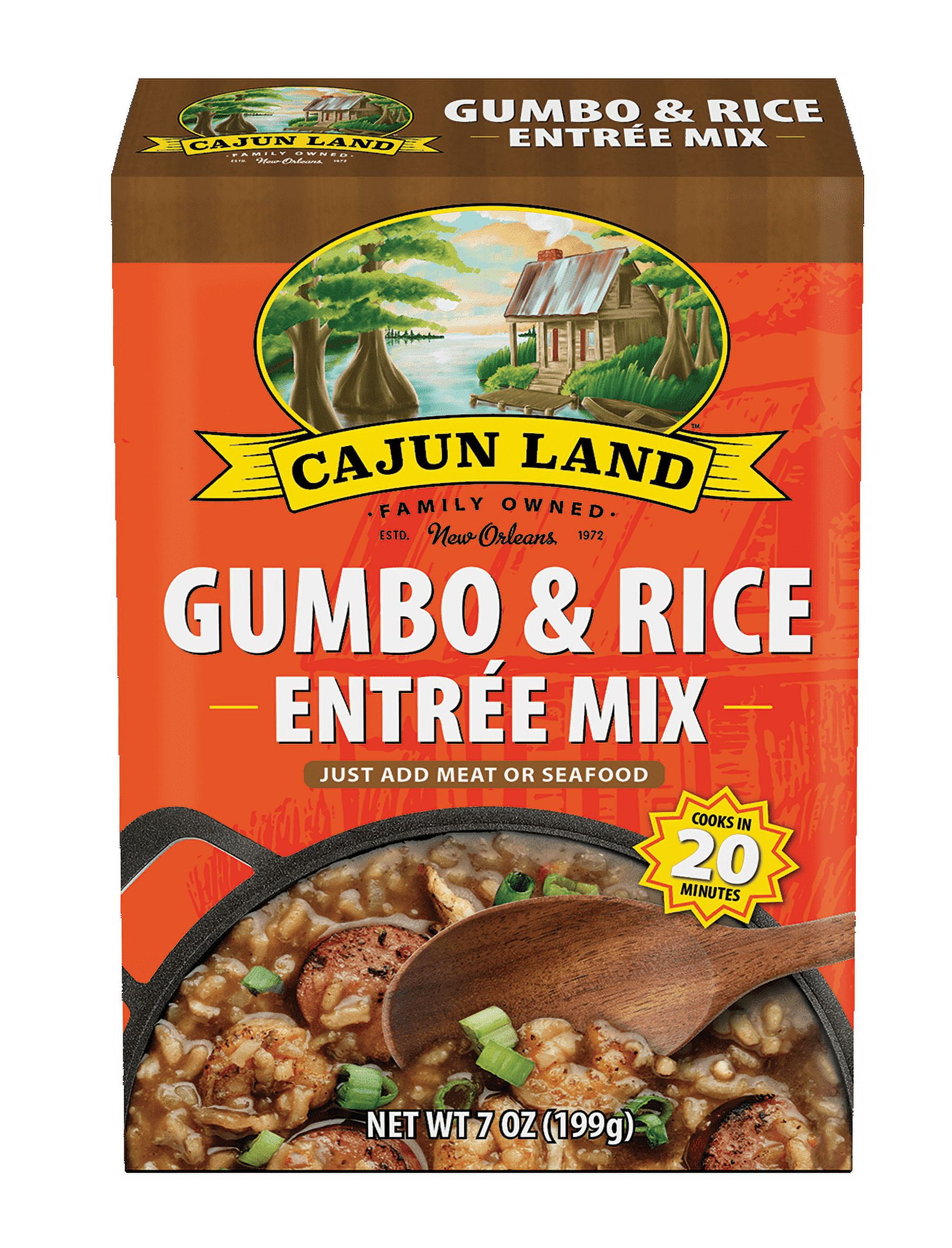 Cajun Land Gumbo & Rice Mix 7 oz - Walmart.com