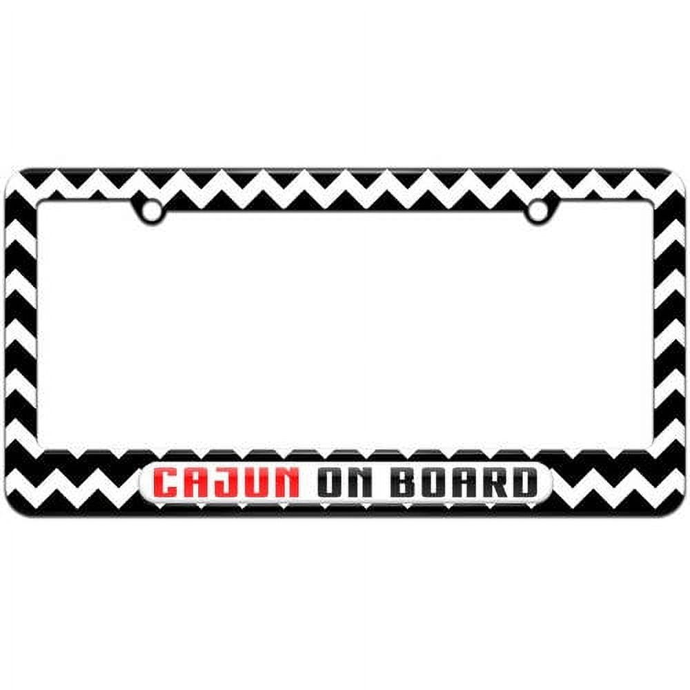 Cajun On Board, Louisiana New Orleans License Plate Tag Frame, Multiple ...
