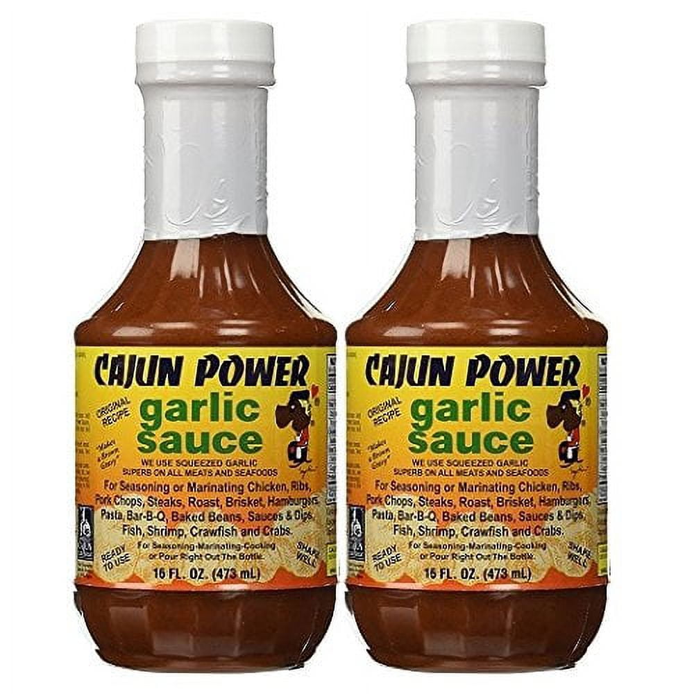 Cajun Power Marinade Garlic Sauce Original Recipe, 16 Oz - Pack of 2 ...