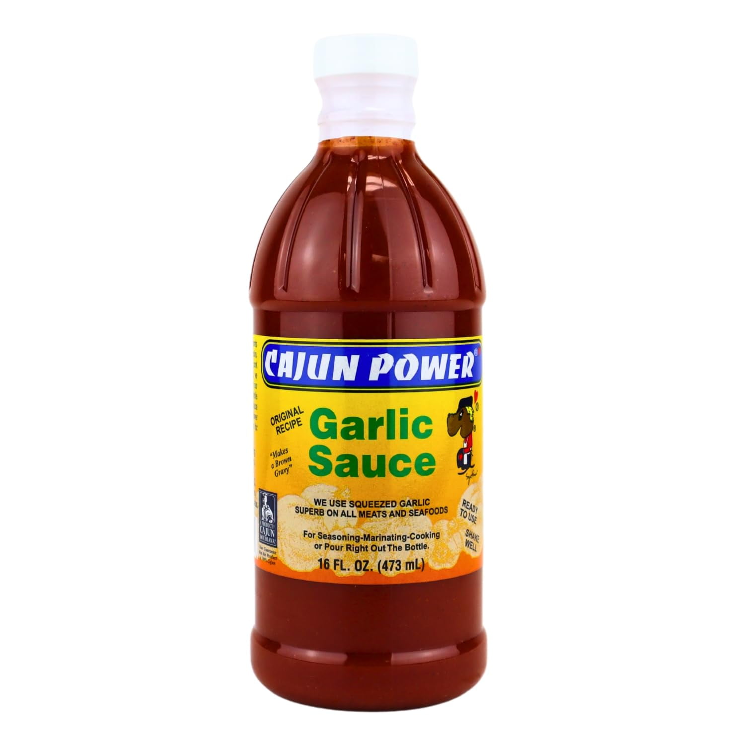 Cajun Power Sauce - DMF15 Original Garlic Sauce - 16oz - Walmart.com