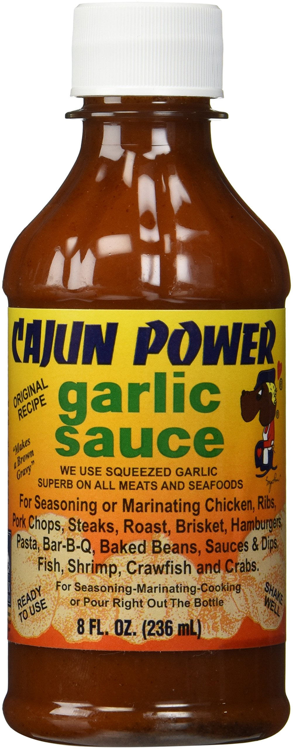 Cajun Power Sauce (Garlic Sauce, Original Recipe) 8 oz - Walmart.com