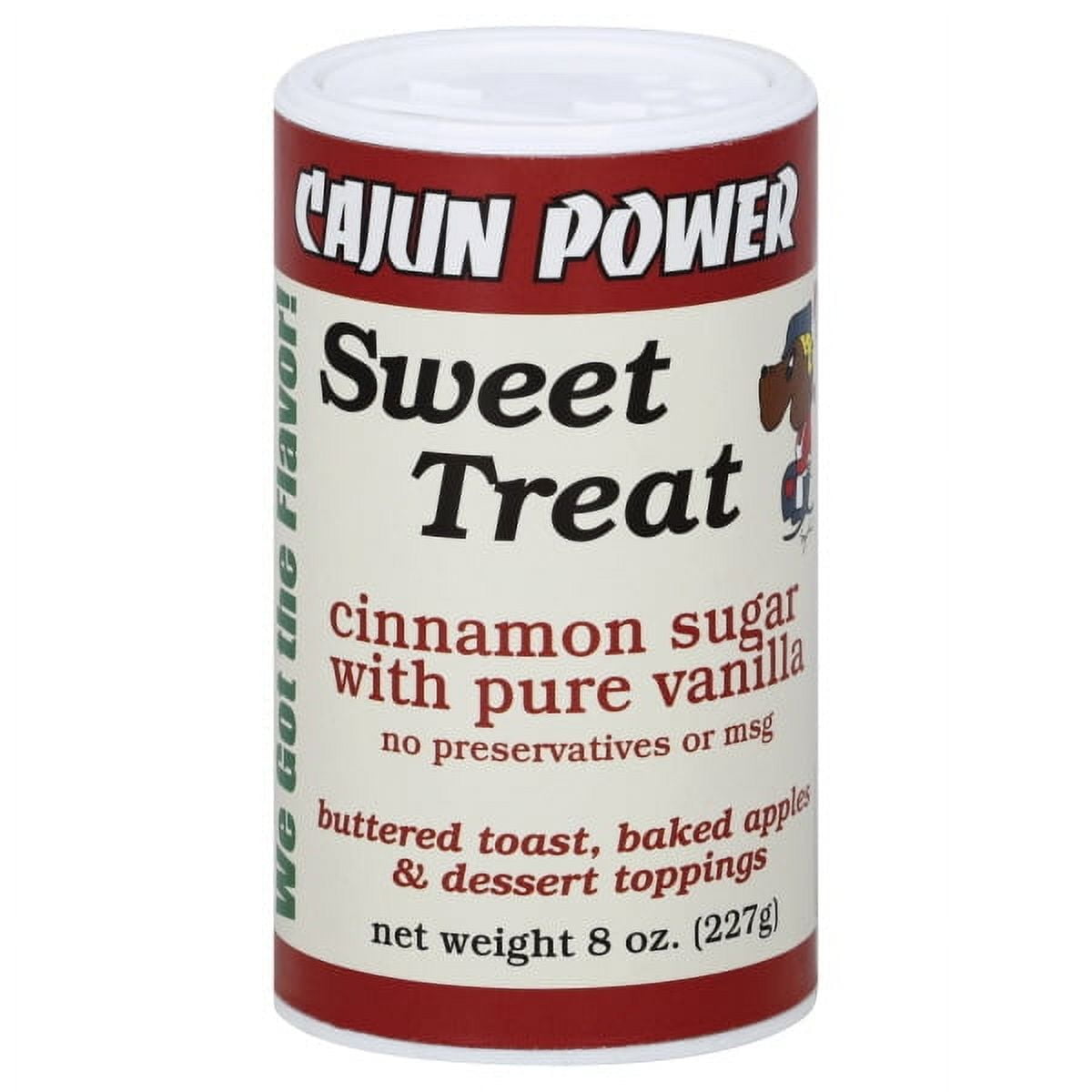 Cajun Power Sweet Treat Flavor Enhancer, Cinnamon Sugar with Pure ...