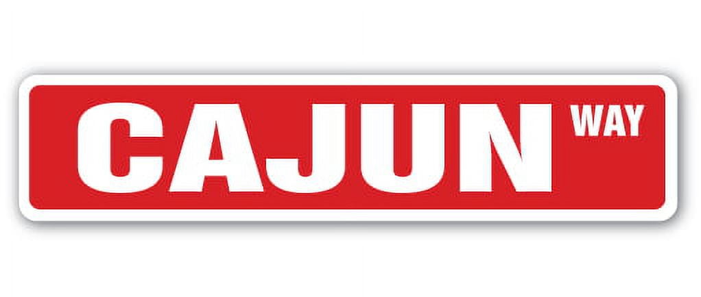 Cajun Street [3 Pack] of Vinyl Decal Stickers | 1.5" X 7" | Indoor ...