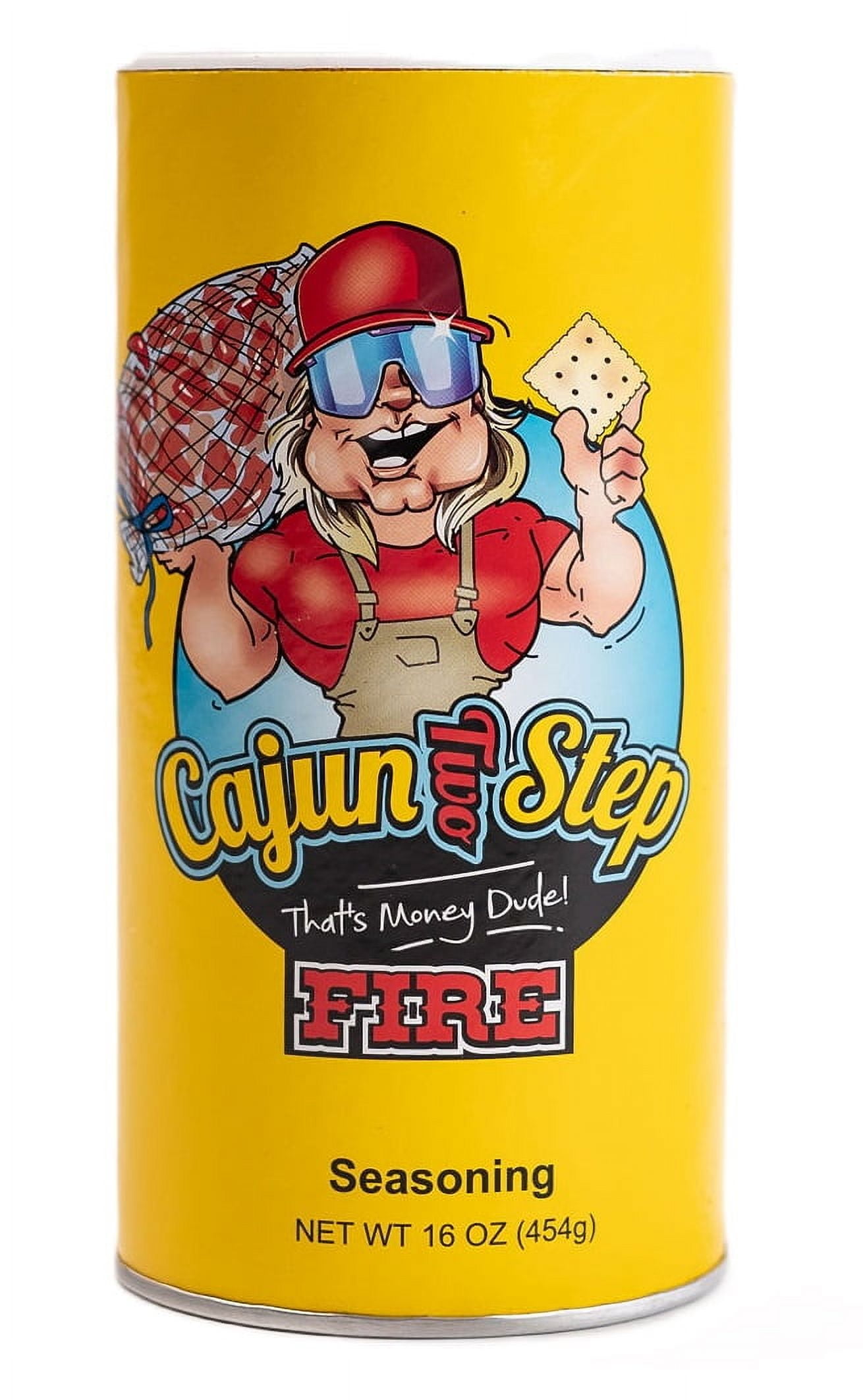 Cajun Two Step Fire Seasoning 16 oz Low Sodium All Purpose Spice with ...