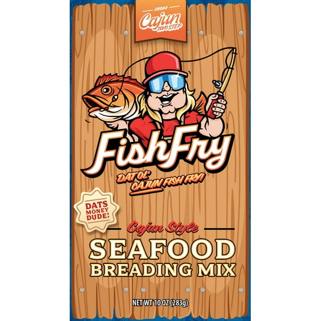 Cajun Two Step Fish Fry Batter, 10 oz Bag - Walmart.com